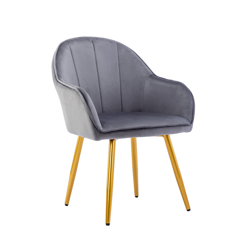 Velvet dining chairs with chrome legs store